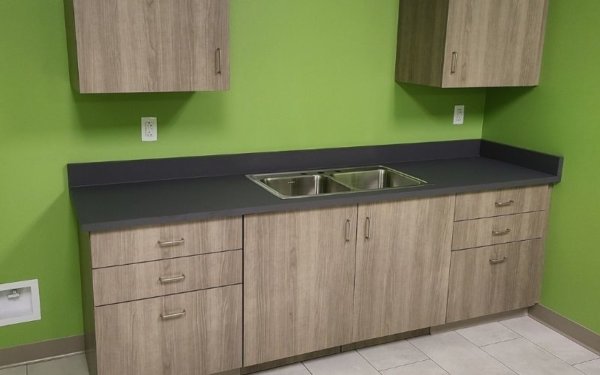 Plastic Laminate Casework - OnePointe Solutions
